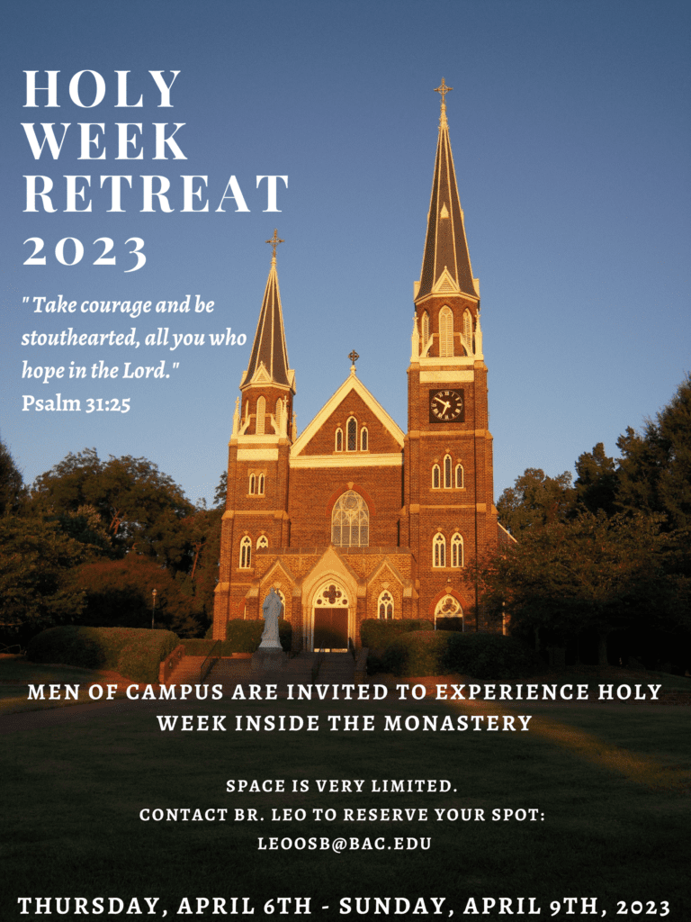 Abbey News - Week of March 19th - Belmont Abbey College