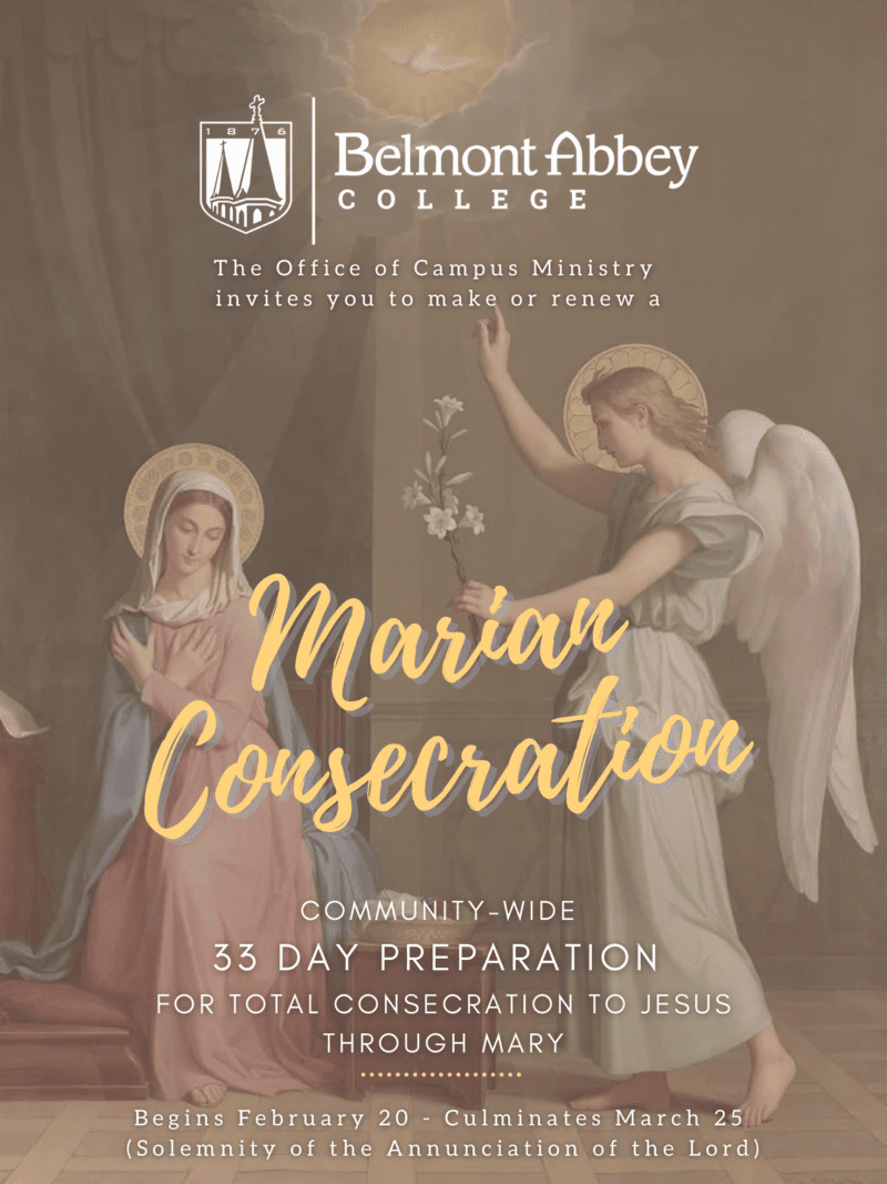 Marian Consecration - Belmont Abbey College