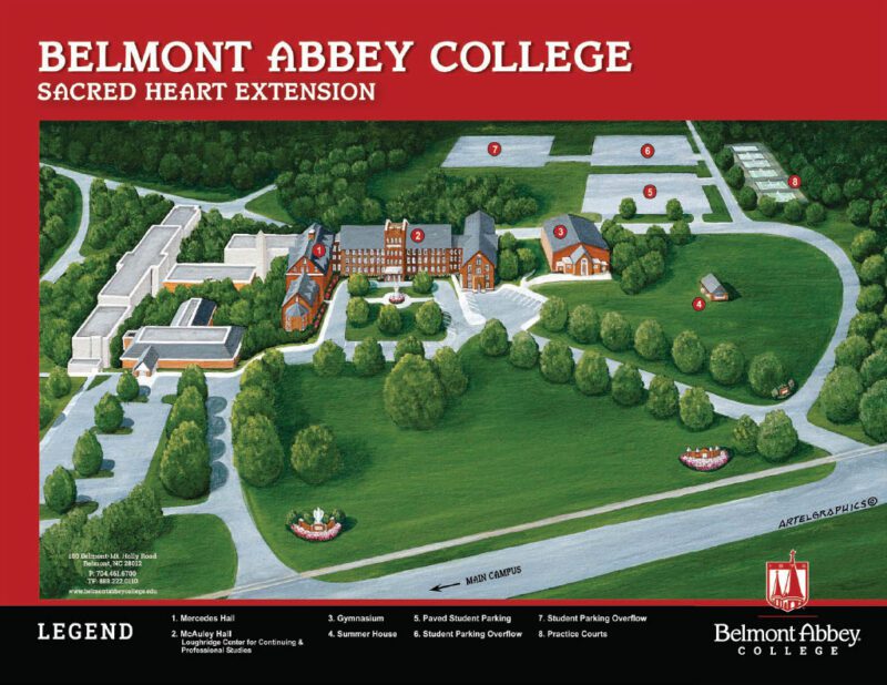 Campus Map - Belmont Abbey College