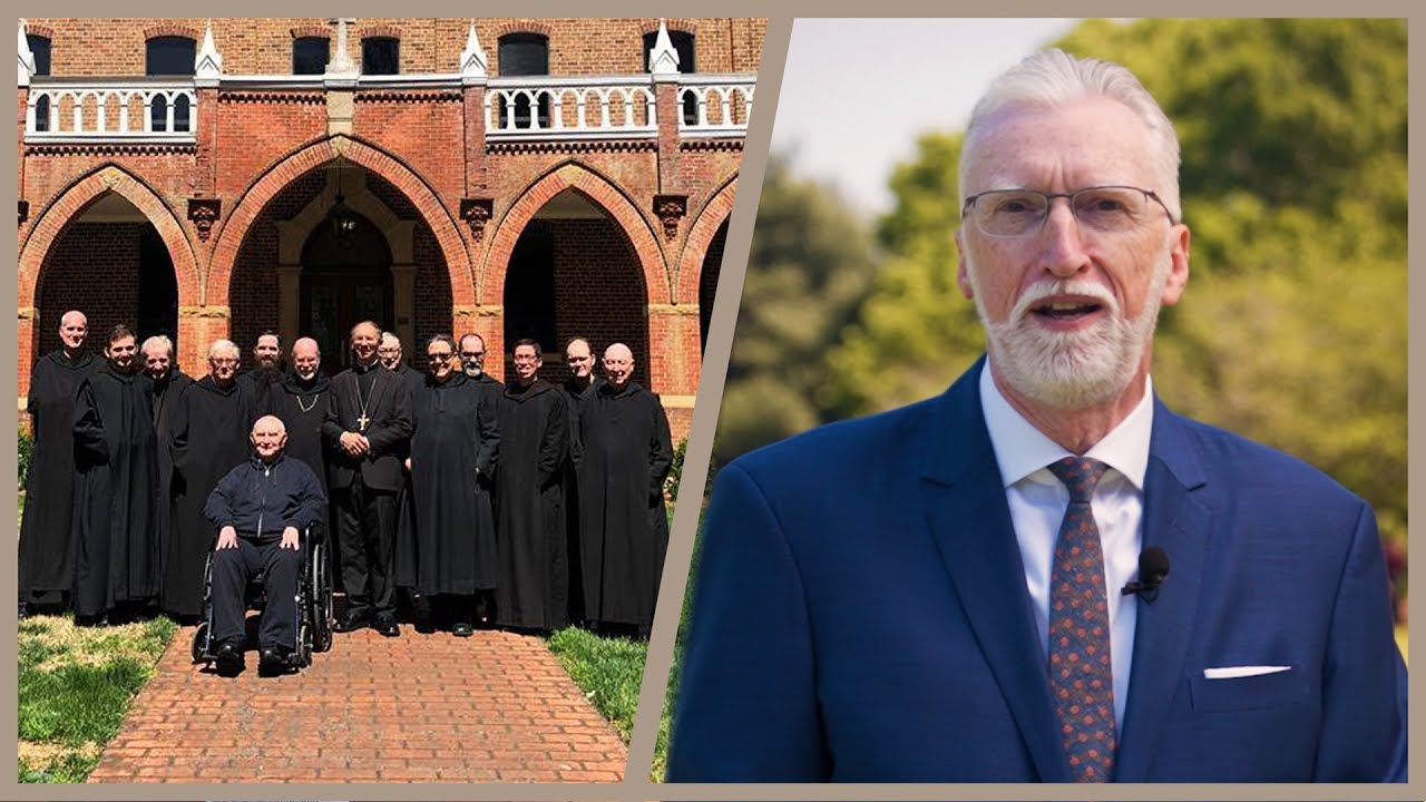 Thanking the Monks on Founders' Day - Belmont Abbey College