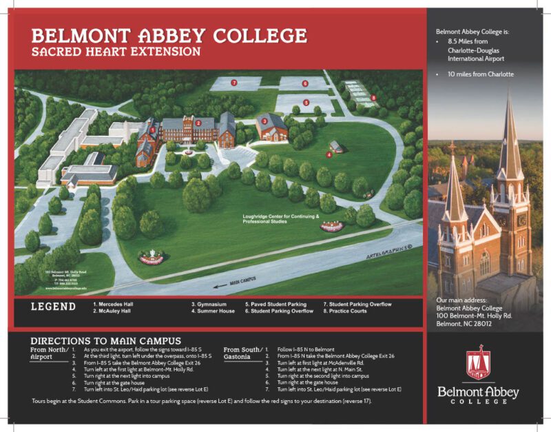 Campus Map - Belmont Abbey College
